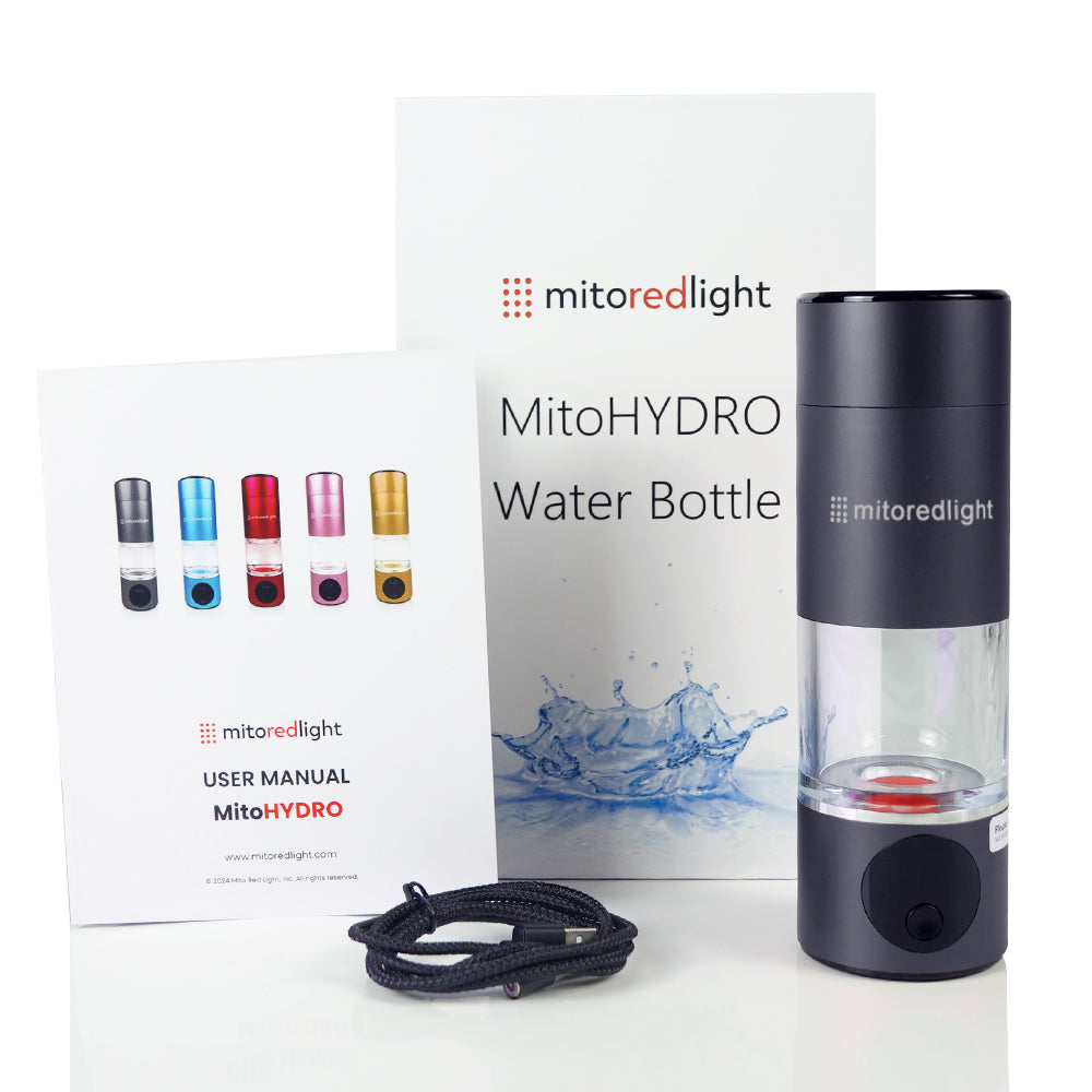MitoHYDRO™ Ultra Premium Hydrogen Water Bottle | Slate | Mito Red Light