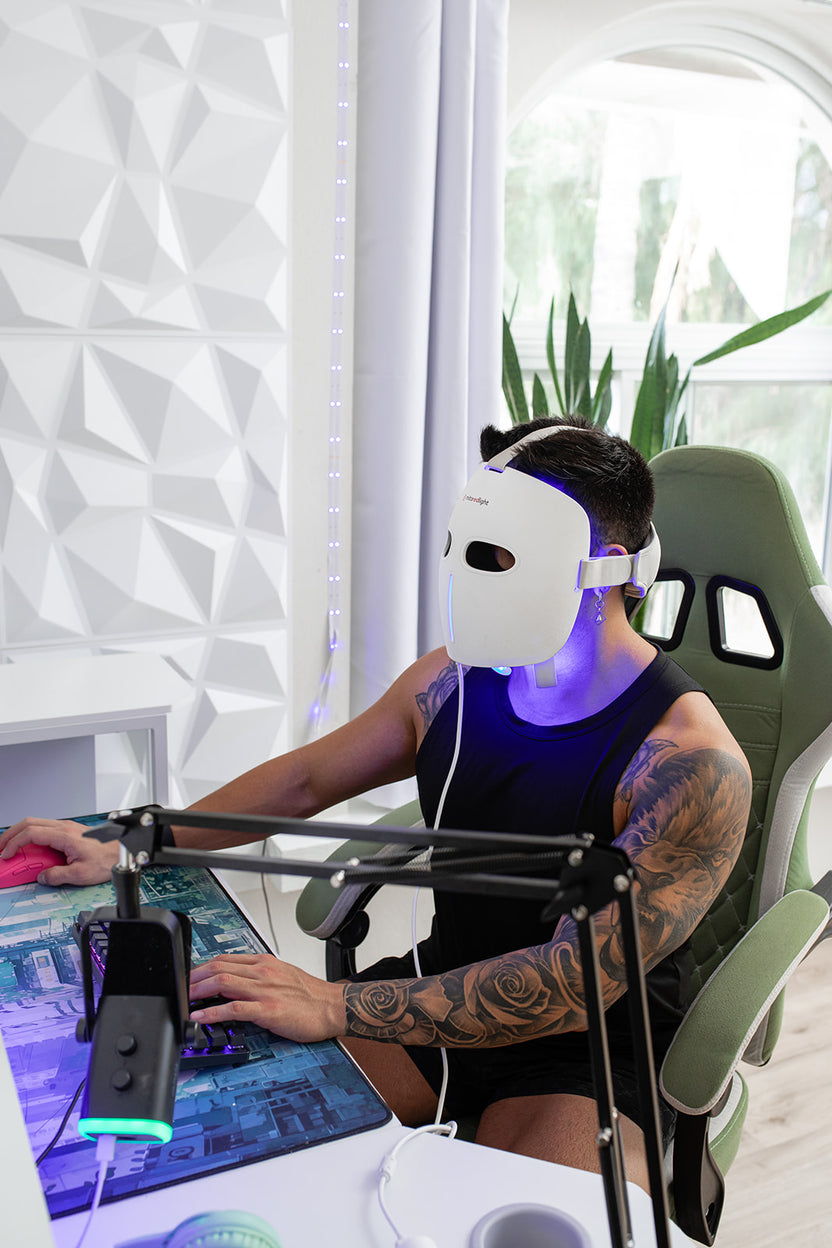 MitoGLOW™ LED Face Mask | Best Red Light Therapy Mask | FDA Cleared ...